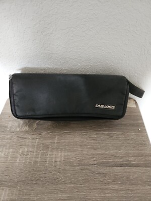 Case Logic Black Cassette Tape Storage Case Holder Holds 15 Cassettes ...