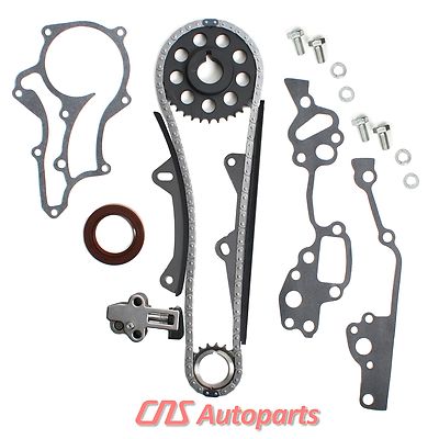 FOR 85-95 2.4L Toyota 22RE HD Timing Chain Kit (2 Heavy Duty Metal ...