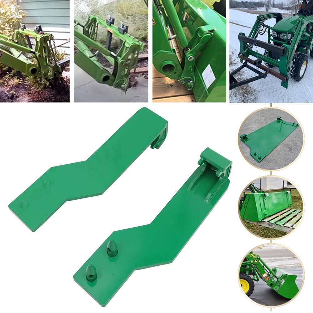 Plate Tractor Loader Quick Tach Weld On Mounting Brackets John Deere ...