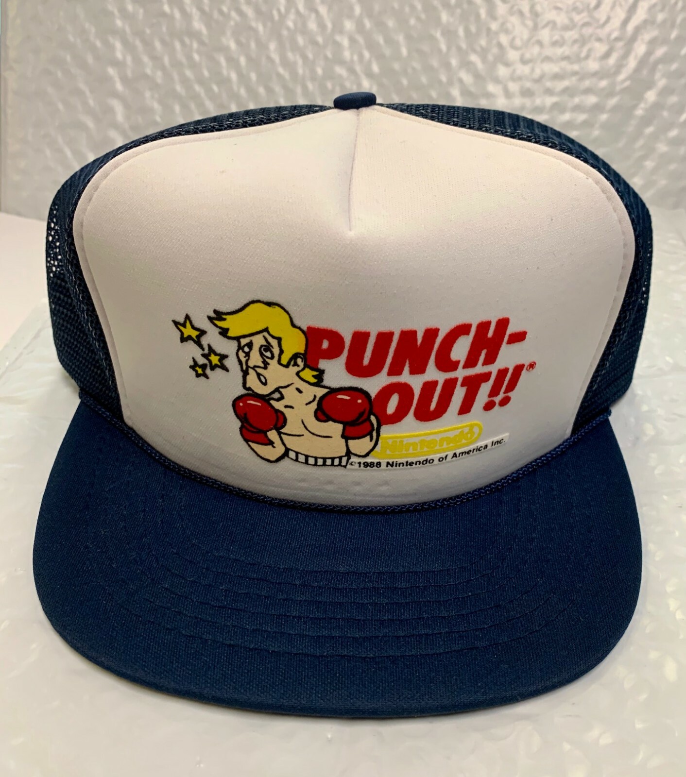 Nintendo Punch-Out Game Hat 1988 Vintage Very Rare New Baseball/Trucker ...