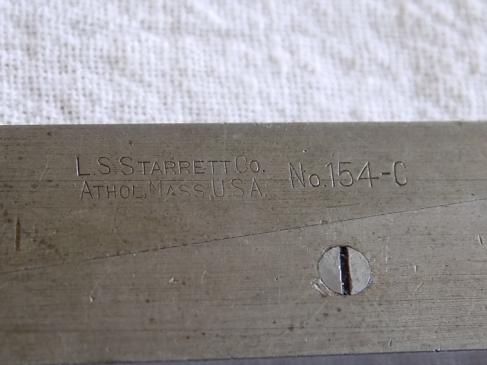 L.S. Starrett 154-A,B,C,D Set of 4 Adjustable Parallel - 3/8" to 1-5/16 ...