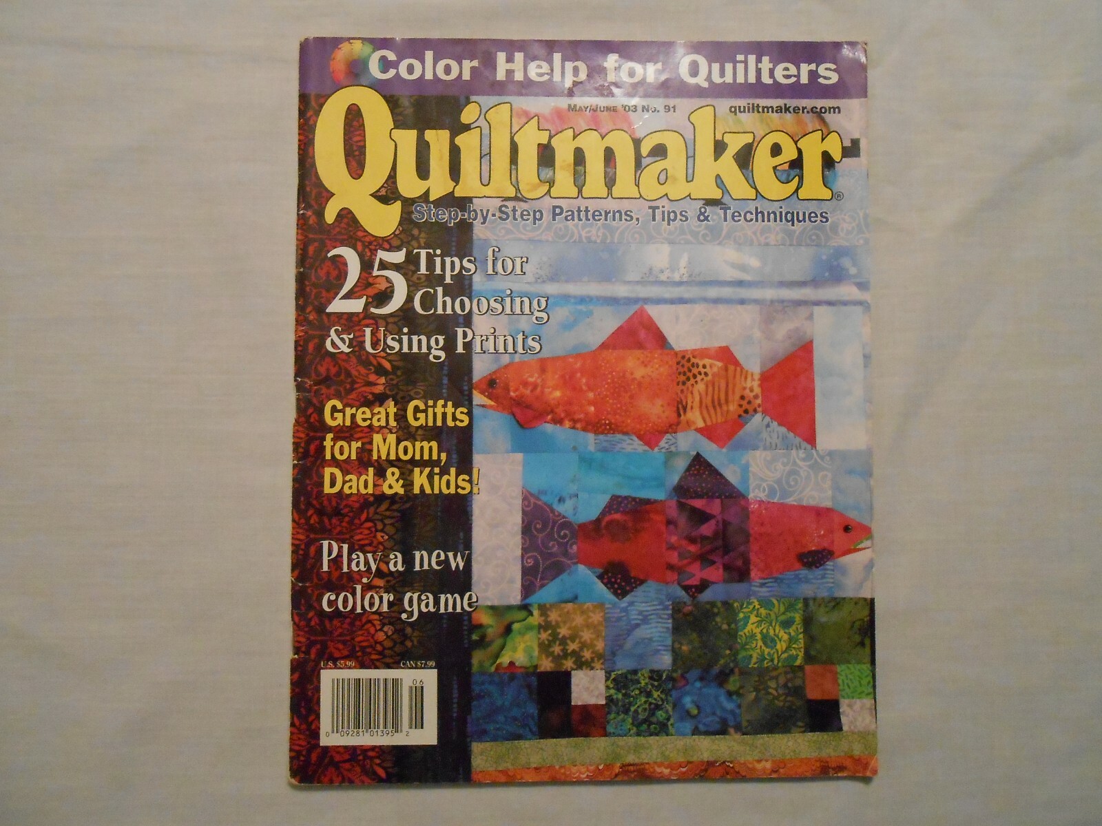 Quiltmaker Magazine Step-By-Step Patterns, Tips & Techniques May/June ...