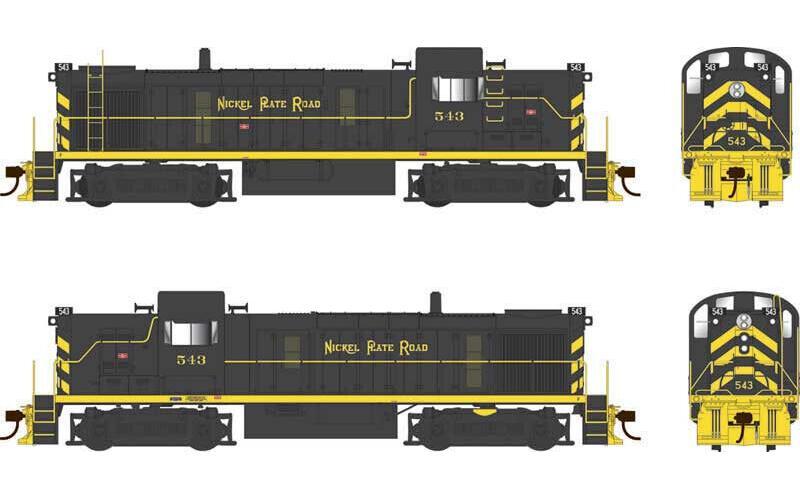 Bowser 25216 HO Scale Nickel Plate Road Simplified Scheme ALCo RS-3 ...