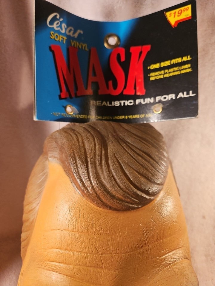 VINTAGE CESAR MASK 1999 George Bush Halloween Costume | eBay