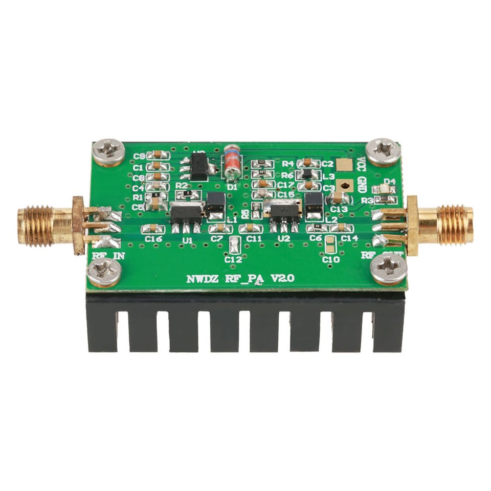 2MHZ-700MHZ RF Power Amplifier HF VHF UHF FM Transmitter Module For Ham ...