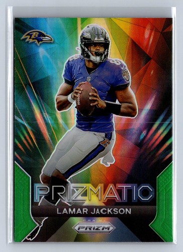 2023 Panini Prizm Prizmatic Lamar Jackson Green #12 | eBay