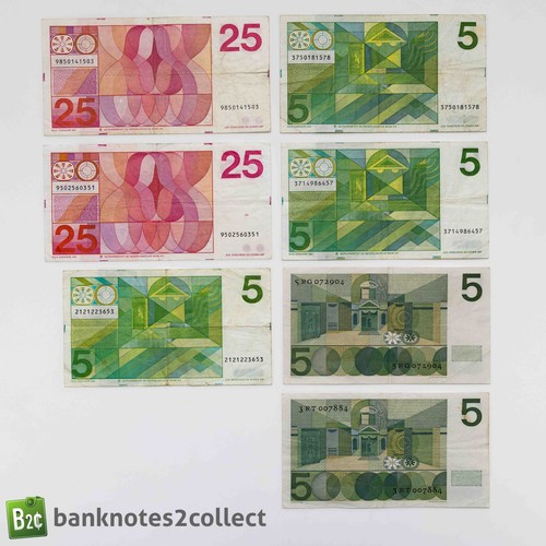 NETHERLANDS: Set of 7 Dutch Guilder Banknotes. | eBay