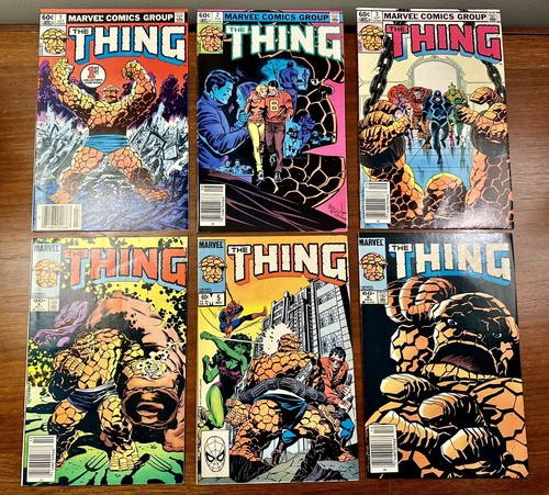 The Thing Marvel Comics Ten Issues #1-10 1980s Ben Grimm Byrne art! | eBay