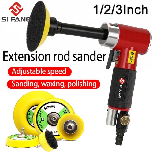 Mini Pneumatic Orbital Sander With Sandpapers 1/2/3 Inch For Car Body ...