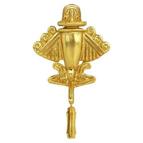 Quimbaya Flyer #9 Ancient Golden Jets 24k GP Lapel Stick Pin | Across ...