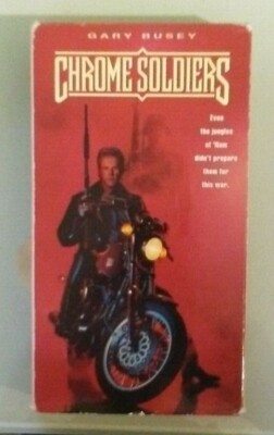 gary busey CHROME SOLDIERS ray sharkey / yaphet kotto VHS VIDEOTAPE | eBay