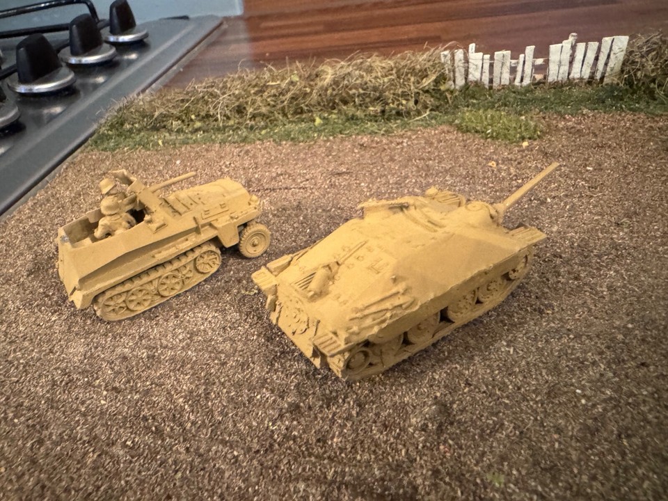 1/72 WW2 Metal German Reece Half Track & Hetzer Tank Destroyer | eBay UK