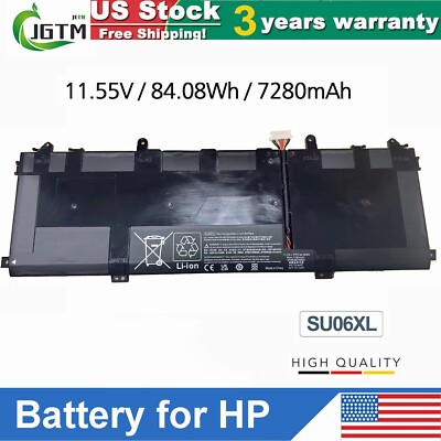 SU06XL Battery For HP Spectre X360 15 HSTNN-DB8W L29048-271 L29184-005 ...
