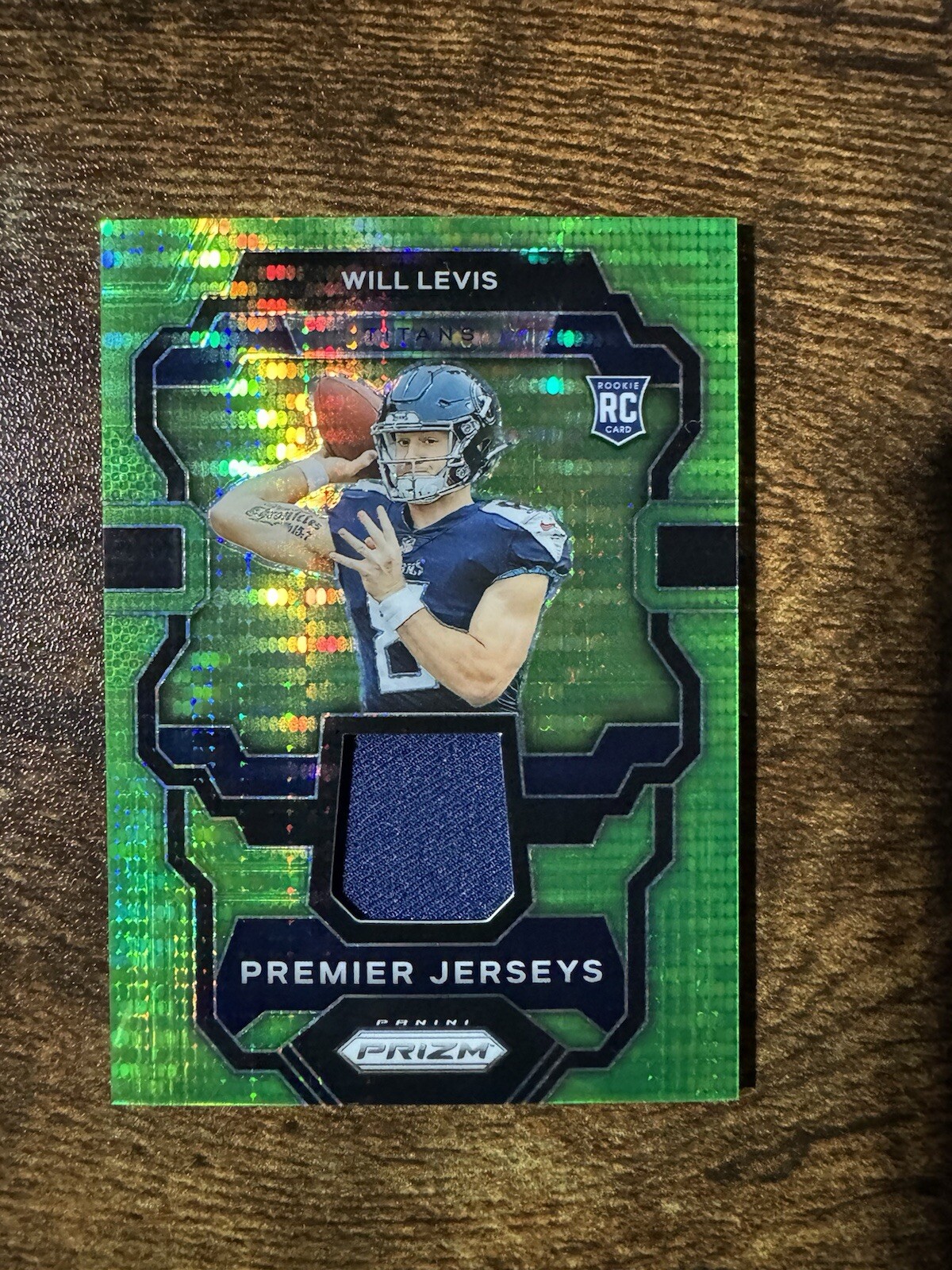 Will Levis 2023 Panini Prizm Premiere Jerseys Neon Green Rookie Card | eBay
