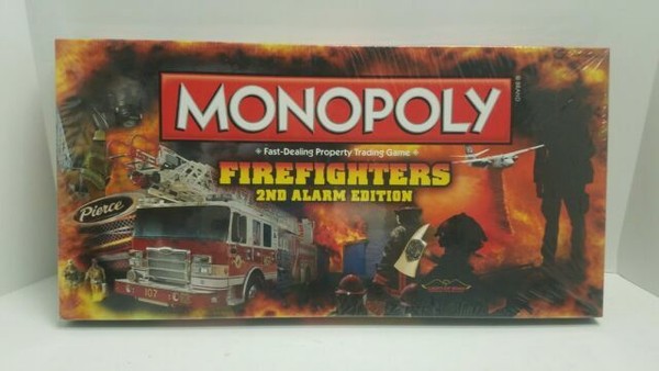 Monopoly Firefighters 2nd Alarm Edition Hasbro Board Game for sale ...