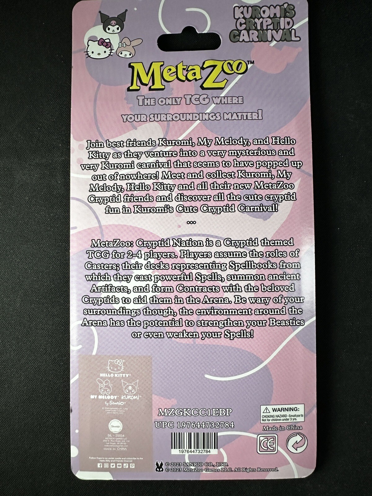 Metazoo x Hello Kitty Kuromi's Cryptid Carnival Blister Pack (1 Pack ...