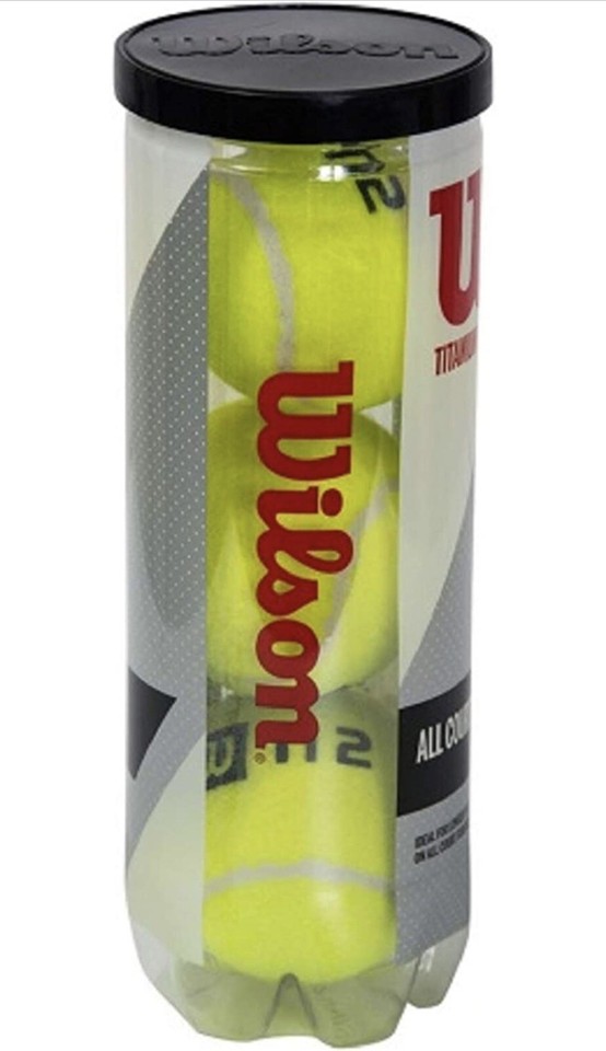 New & Sealed Wilson Sporting Goods Titanium 3 Tennis Balls 26388157136 ...