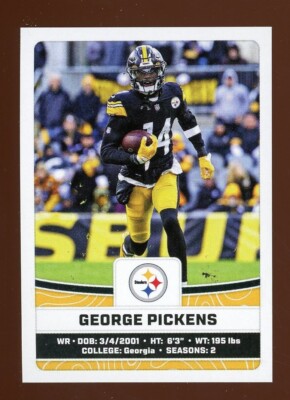 2023 Panini NFL Sticker GEORGE PICKENS STEELERS #165 | eBay