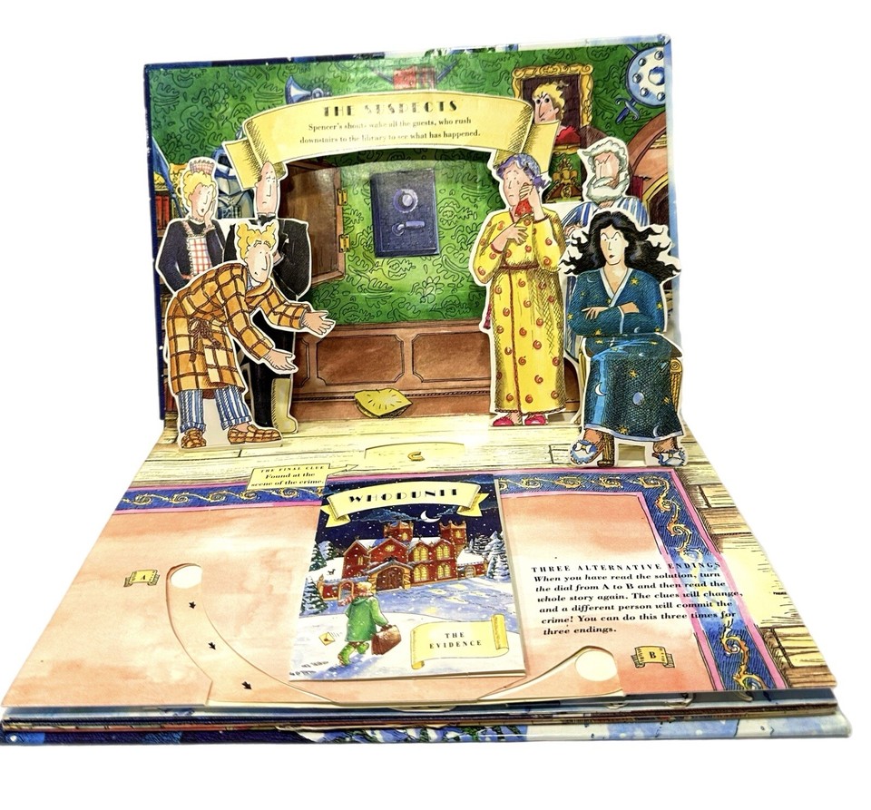 The Mystery of The Russian Ruby Pop Up Book Whodunit Rare 9780525452744 ...