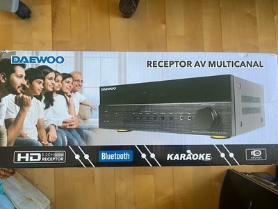 DAEWOO DE-AVR-1849 5.2 CHANNEL HD BLUETOOTH RECEIVER Karaoke - NEW | eBay