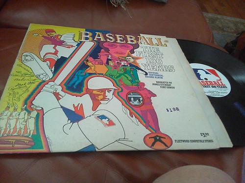 1969 LP "Baseball First 100 Years" Fleetwood 3036 Curt Gowdy James ...