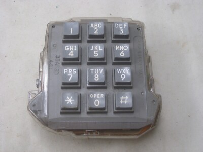vintage Western Electric telephone phone touch tone dial keypad key pad ...