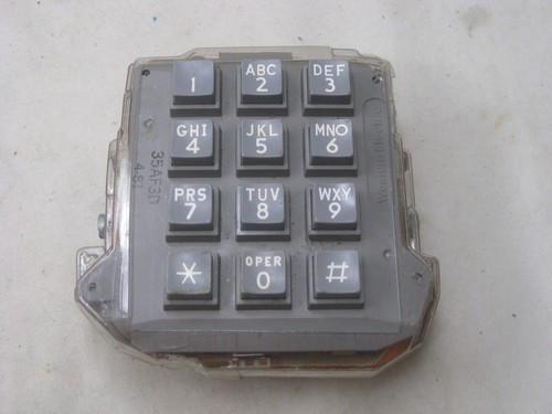 vintage Western Electric telephone phone touch tone dial keypad key pad ...