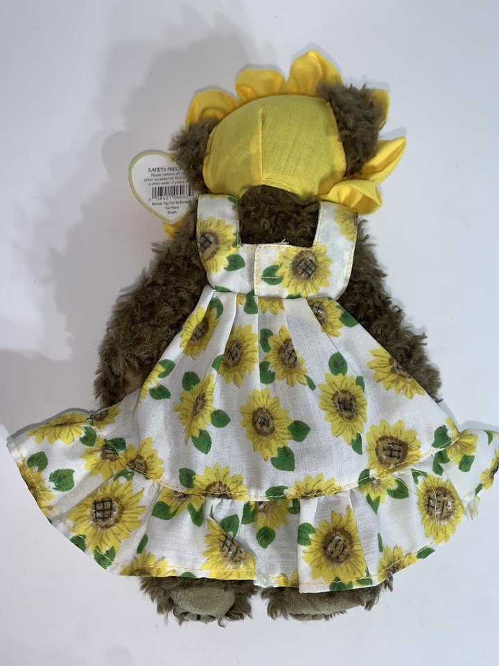 Vtg 1993 TY Beanie Baby Susannah Sunflower Bear Jointed Plush Attic Collection | eBay