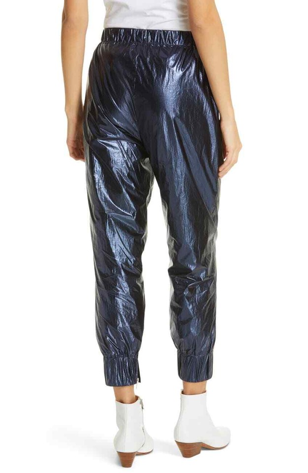 ROBERT RODRIGUEZ Olympia Metallic Track Pants Cropped 1902P05 MSRP $295 ...