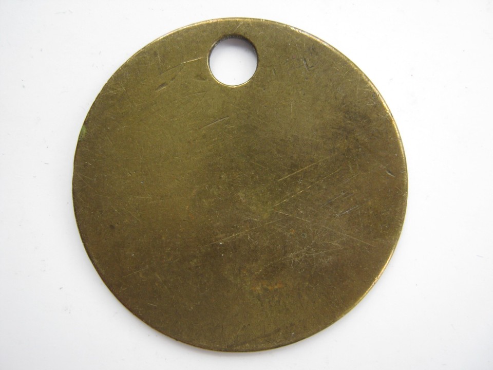 Hapton Valley Colliery Lancashire mining pit lamp token or check round ...