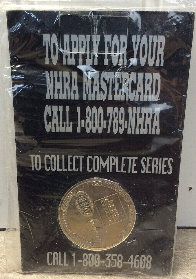 MBNA America Limited Edition NHRA Mastercard Collectors series NHRA ...