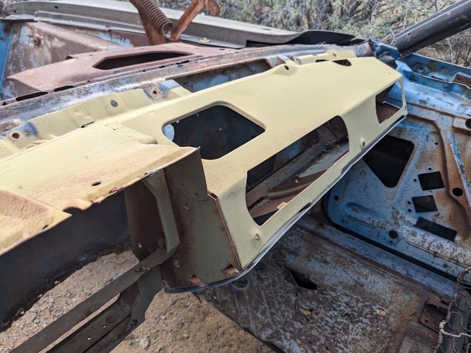 1970 Plymouth Barracuda Mopar Dodge Challenger Cuda dash frame 1970 71 ...