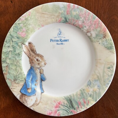 World of Beatrix Potter Peter Rabbit Spring Garden 8" Salad Dessert ...