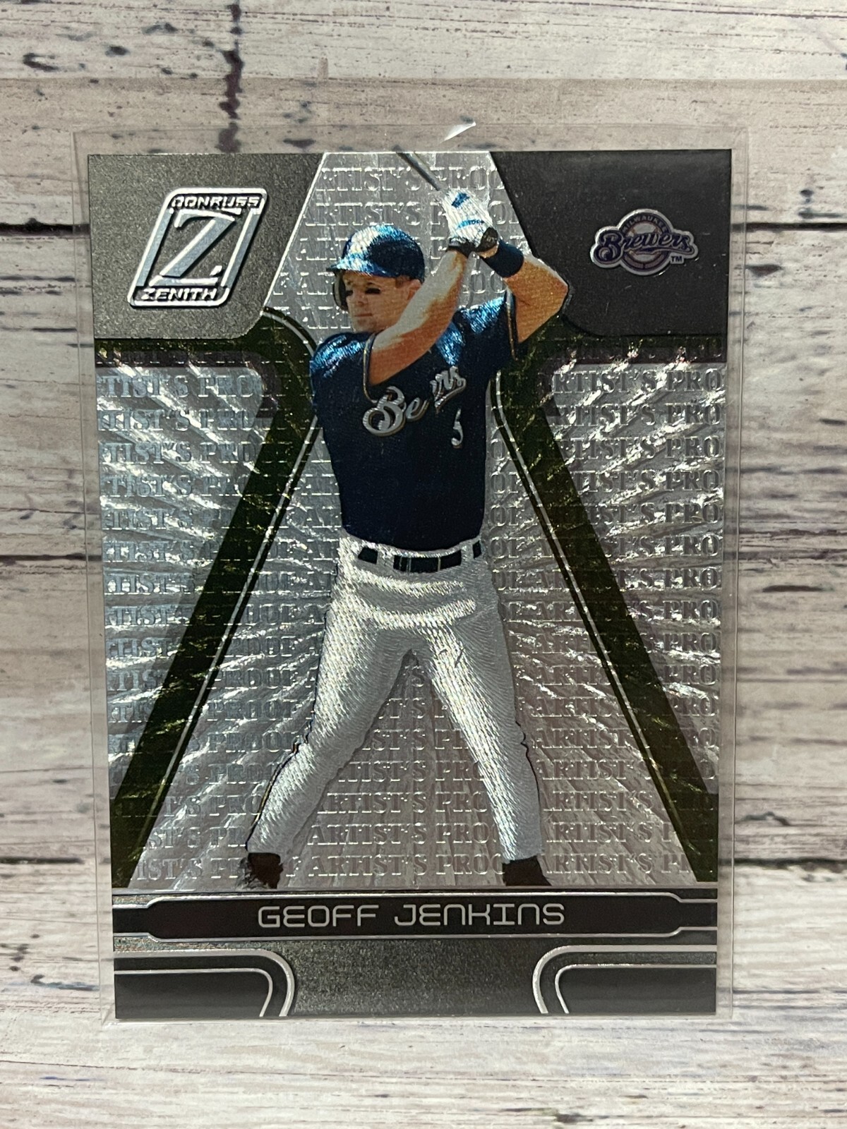 2005 Donruss Zenith - Artist's Proof Silver #73 Geoff Jenkins for sale ...