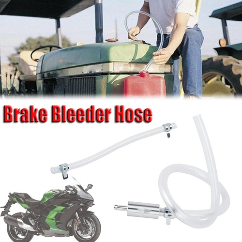 Clutch Brake Bleeder Hose One Way Valve Tube Bleeding Tool Kit ...