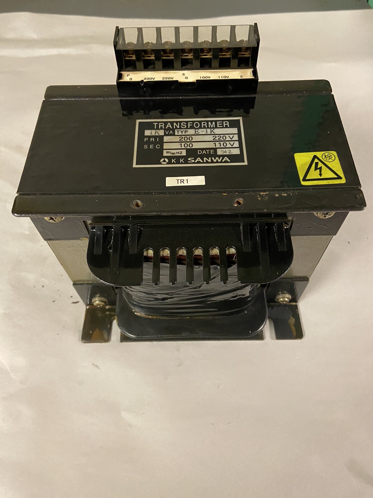 K.K Sanwa,E-1K,Transformer 1KVA Primary 200-22-V Sec 100-110V | eBay