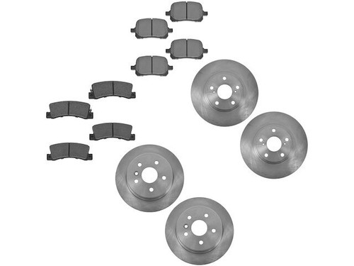 Front and Rear Brake Pad and Rotor Kit 78RDQT34 for Lexus RX300 2001 ...