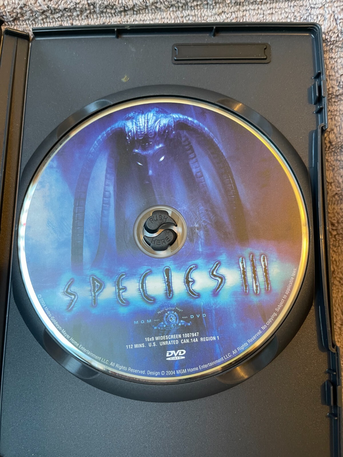 Species III (DVD, Widescreen, Unrated, 2004) Robin Dunne ~ Robert ...