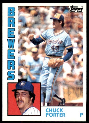 1984 Topps Cards Chuck Porter p Milwaukee Brewers #452 | eBay
