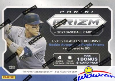 2021 Panini PRIZM Baseball EXCLUSIVE Factory Sealed Blaster Box-GREEN ...
