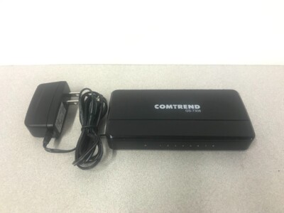 Comtrend GS-7308 8-Port Gigabit Ethernet Switch - Used - w/Adapter | eBay