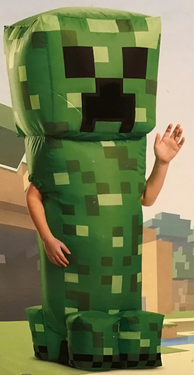 Minecraft Creeper Halloween Costume Disguise | Accessories | New