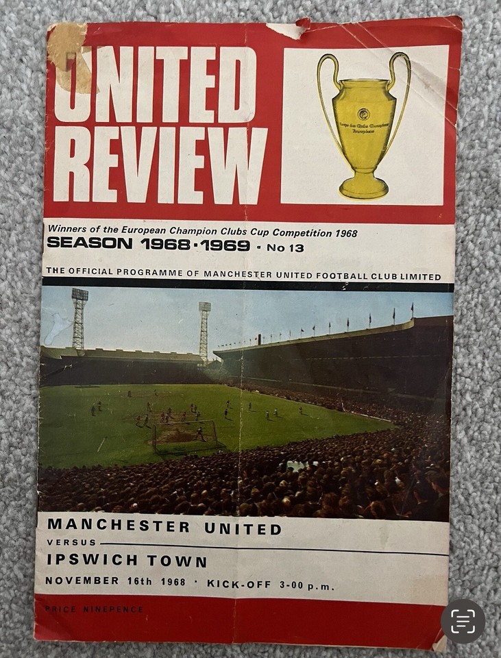 Man Utd Programme England | eBay UK