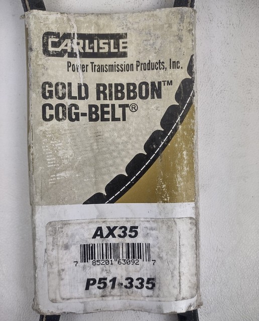 Carlisle AX35 Gold Ribbon Cog-Belt PowerTransmission for sale online | eBay