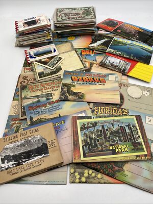 Souvenir Postcard Folders Plus Individual Cards Over 180 Estate ...
