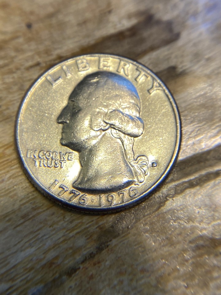 1776-1976 D US Bicentennial Quarter, Rare filled Mint Mark Regular | eBay