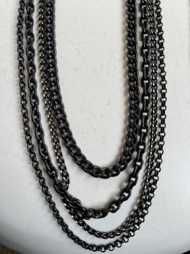 Vintage Extra Long Multiple Styles & Four Different Chains Black ...