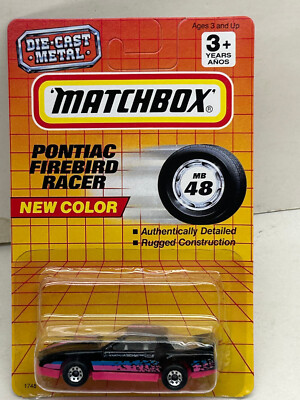 1993 MATCHBOX SUPERFAST #48 PONTIAC FIREBIRD RACER NEW ON CARD | eBay