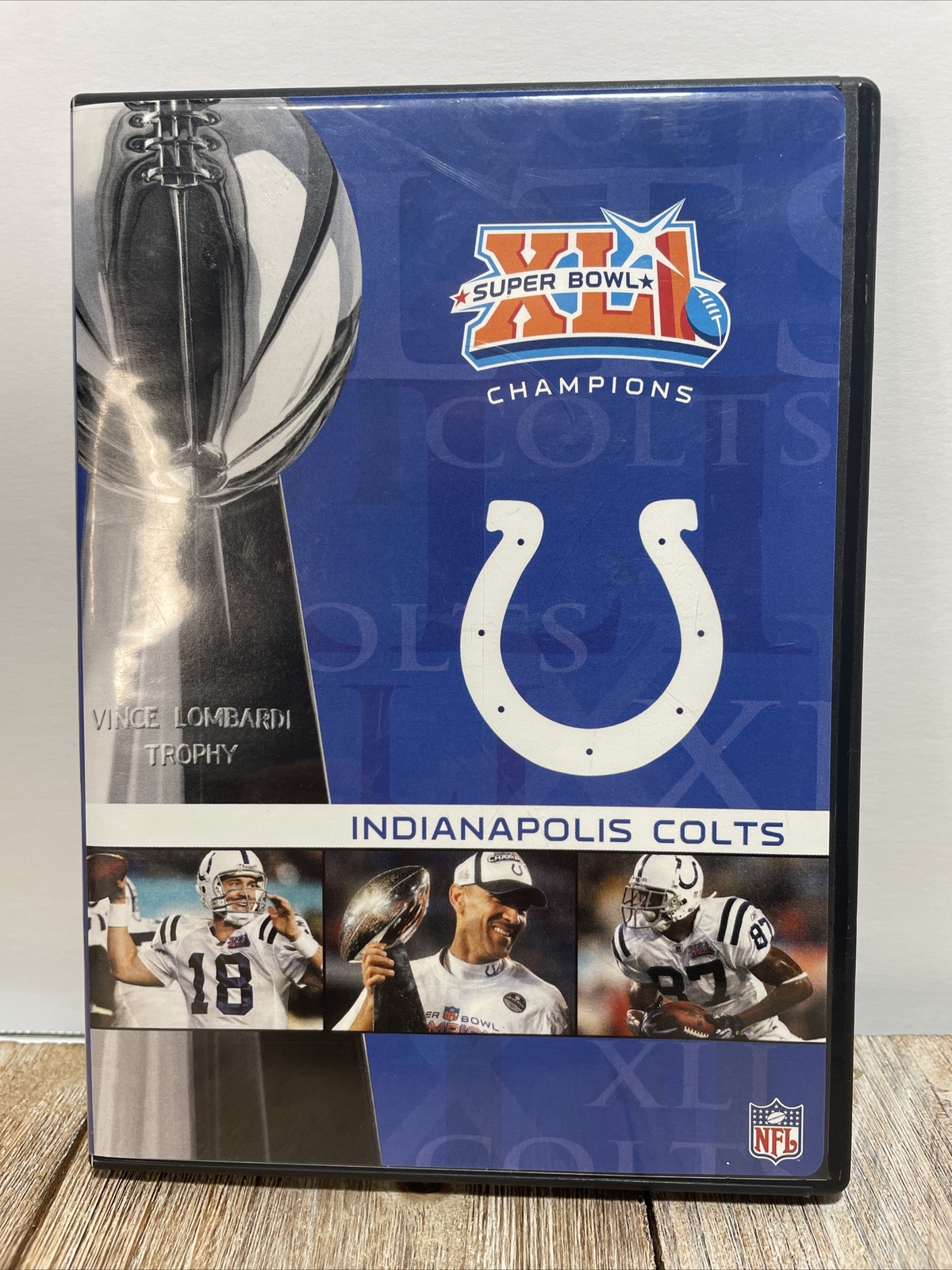 NFL Super Bowl XLI: Indianapolis Colts/Chicago Bears (DVD, 2007, FULL ...