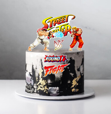 Set of Street Fighter Cake Toppers - Ken Ryu | eBay Australia